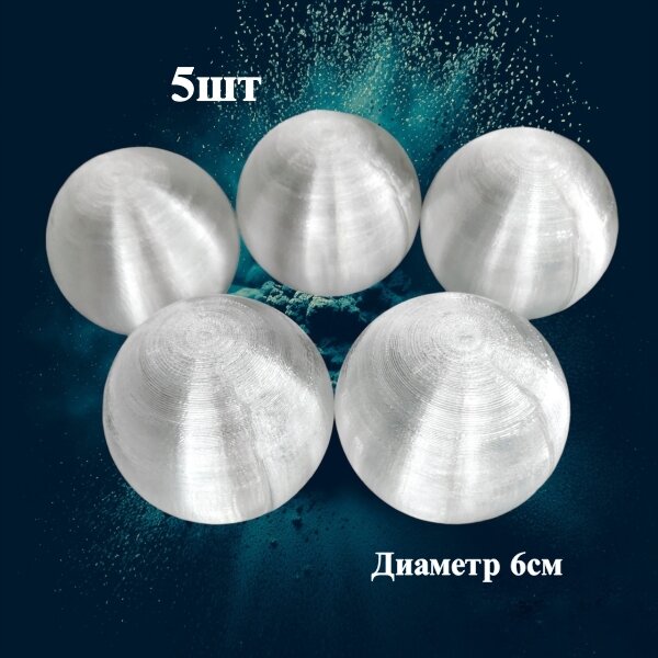 Плафоны без основания на резьбе. 6см. Пластик (5шт)