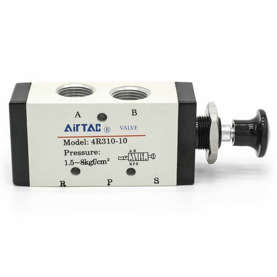 4R310-10 Пневмораспределитель AIRTAC с ручным управлением