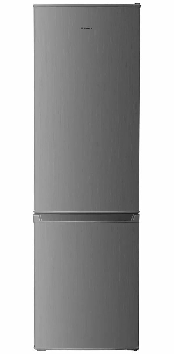 Двухкамерный холодильник Kraft KF-DC290X, серый металлик