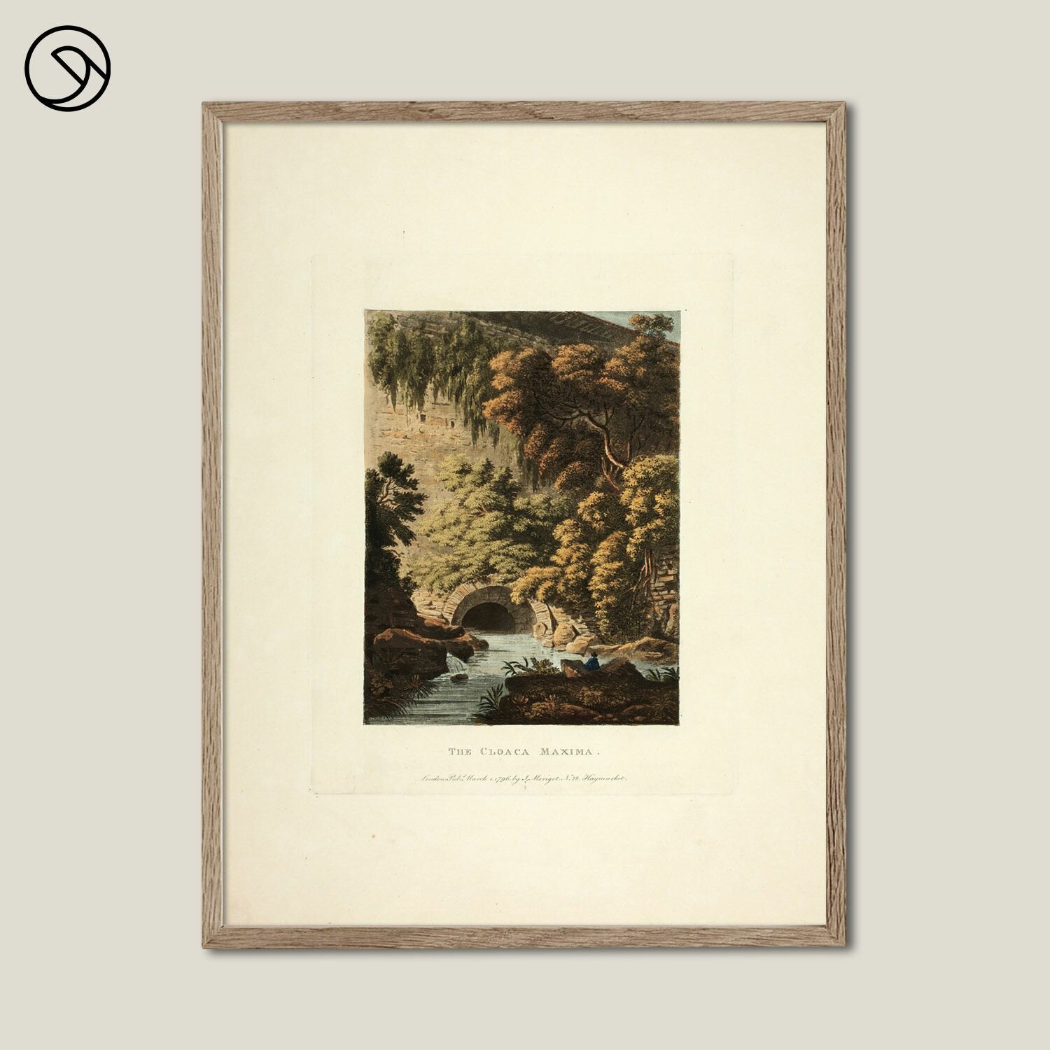 Постер для интерьера Postermarkt, Старый Пейзаж #3, 50х70 см