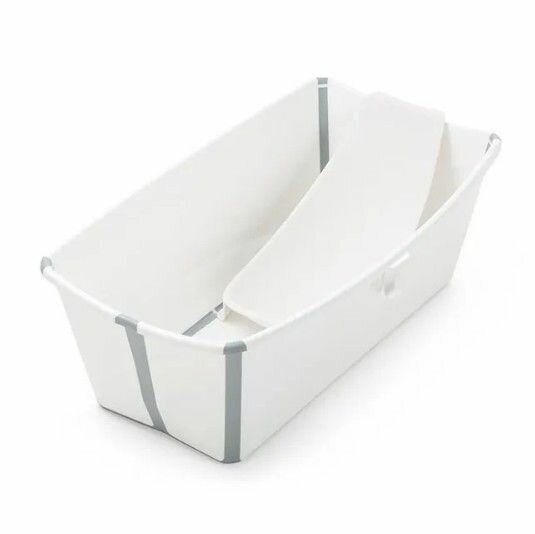Stokke Flexi Bath Bundle White детская ванночка для купания новорожденных и детей до 2 лет