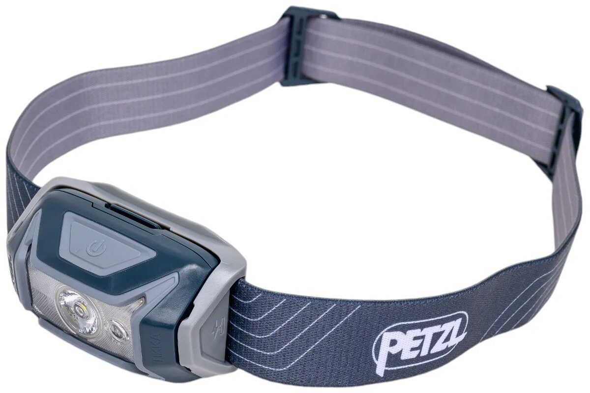 Petzl Фонарь светодиодный налобный Tikka серый, 350 лм, батарейки в комплекте E061AA00