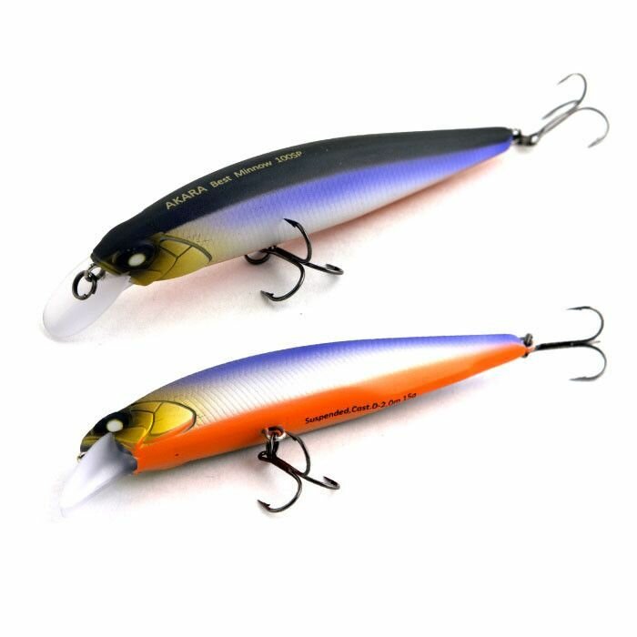 Воблер Akara Best Minnow 110SP 17гр. (3/5 oz 4,3 in) A80