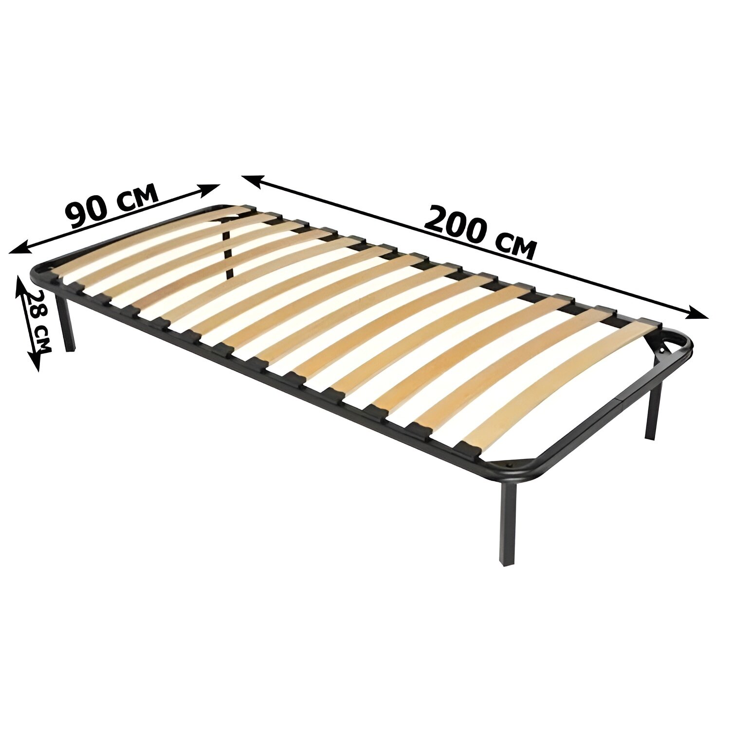 Основание для кровати разборное 90 х 200 см, Dream, березовые ламели