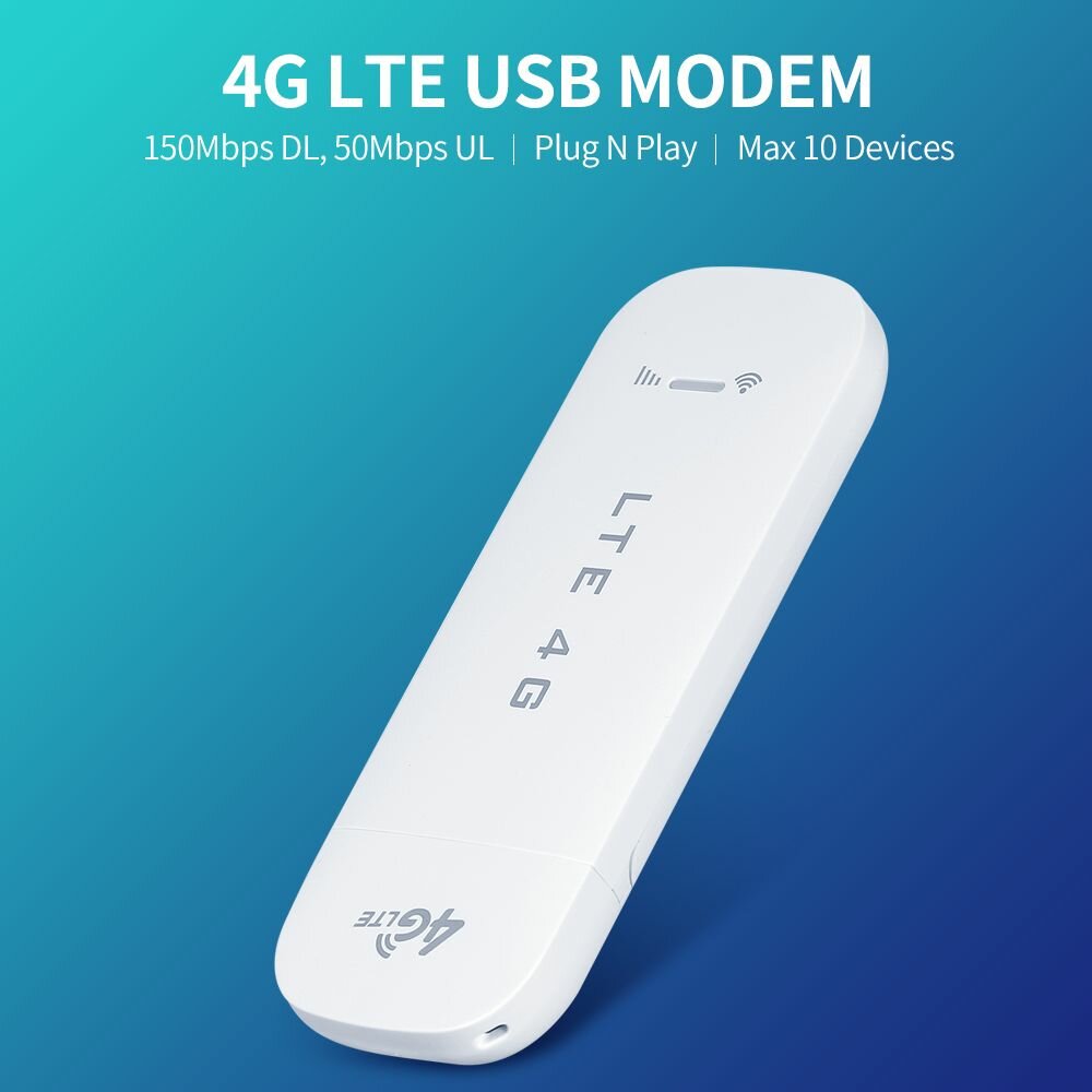 4G LTE USB-модем (150 Мбит/с, красный, EU)
