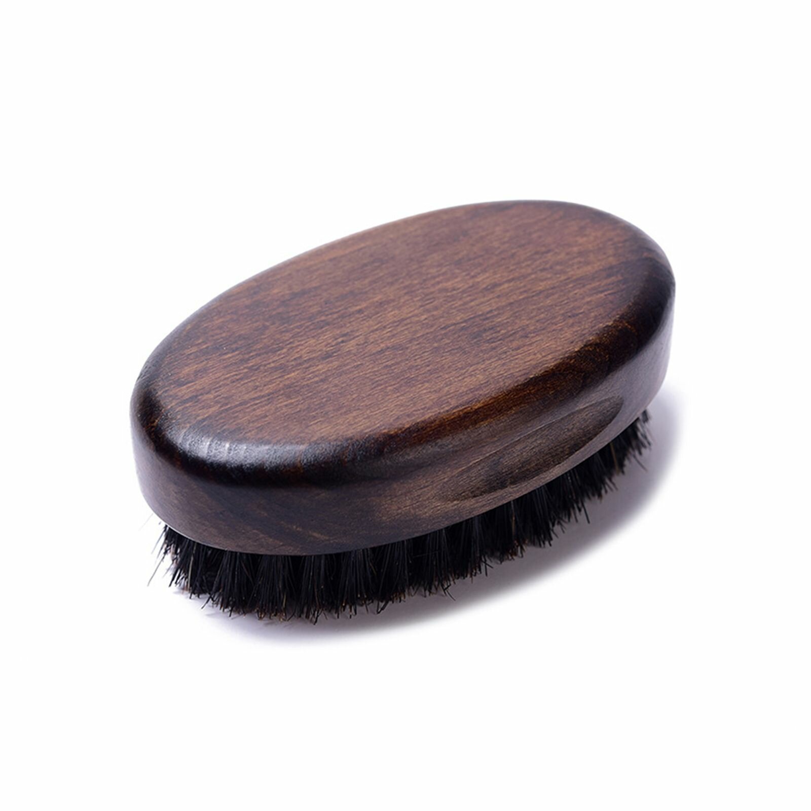 Антикварная мужская масляная щетка для бороды со свиной щетиной, античный цвет, новая ручка из бука, стильный инструмент для ухода за бородатыми мужчинами