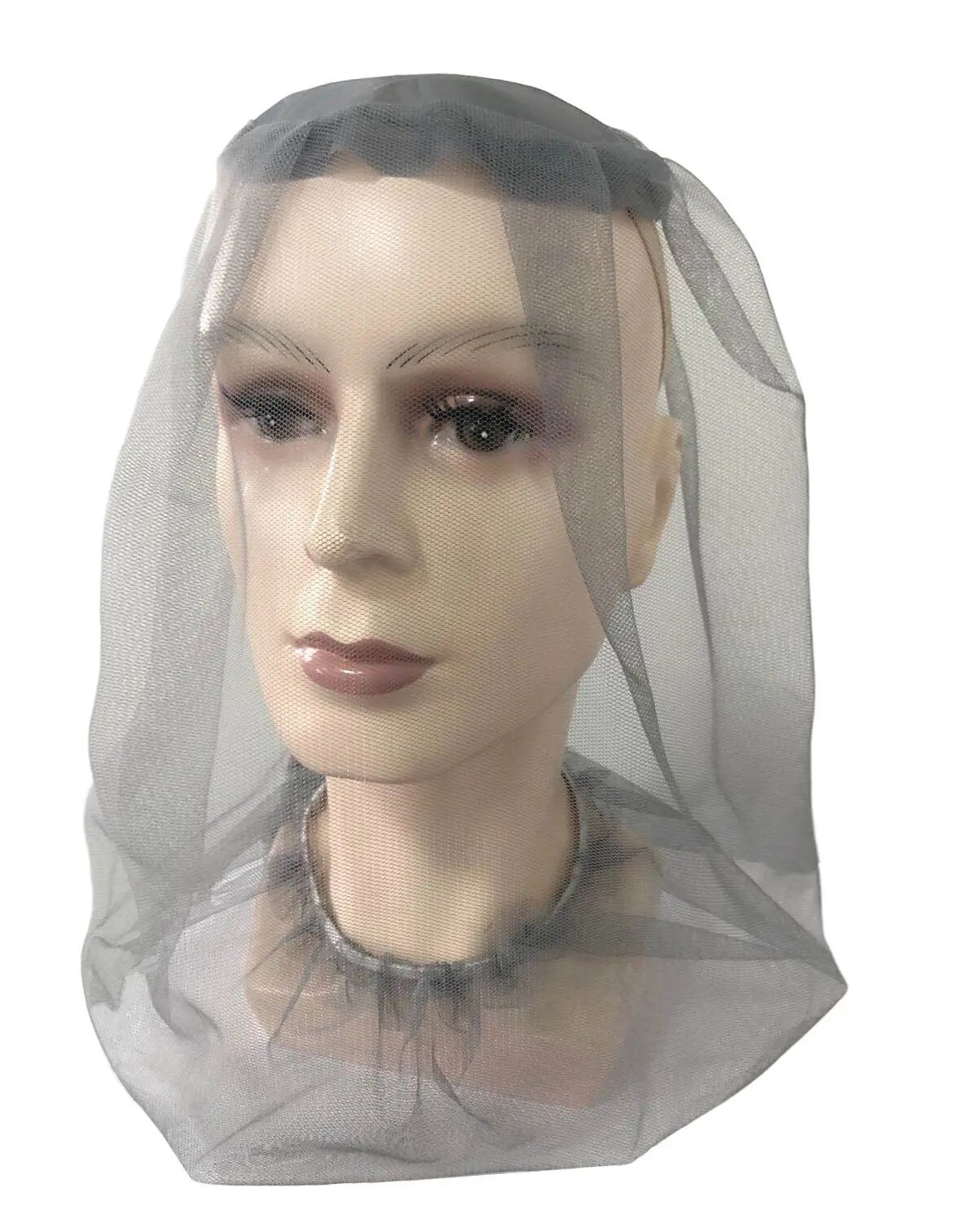 Уличная маска для лица, шляпа, сетчатый чехол, противомоскитная крышка, москитная сетка, Grey