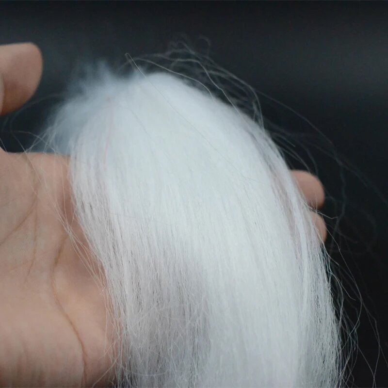 Стримеры из волокна CONTEMPLATOR Clouser Minnow Baitfish 9,8 дюйма 2 шт. Белый, белый