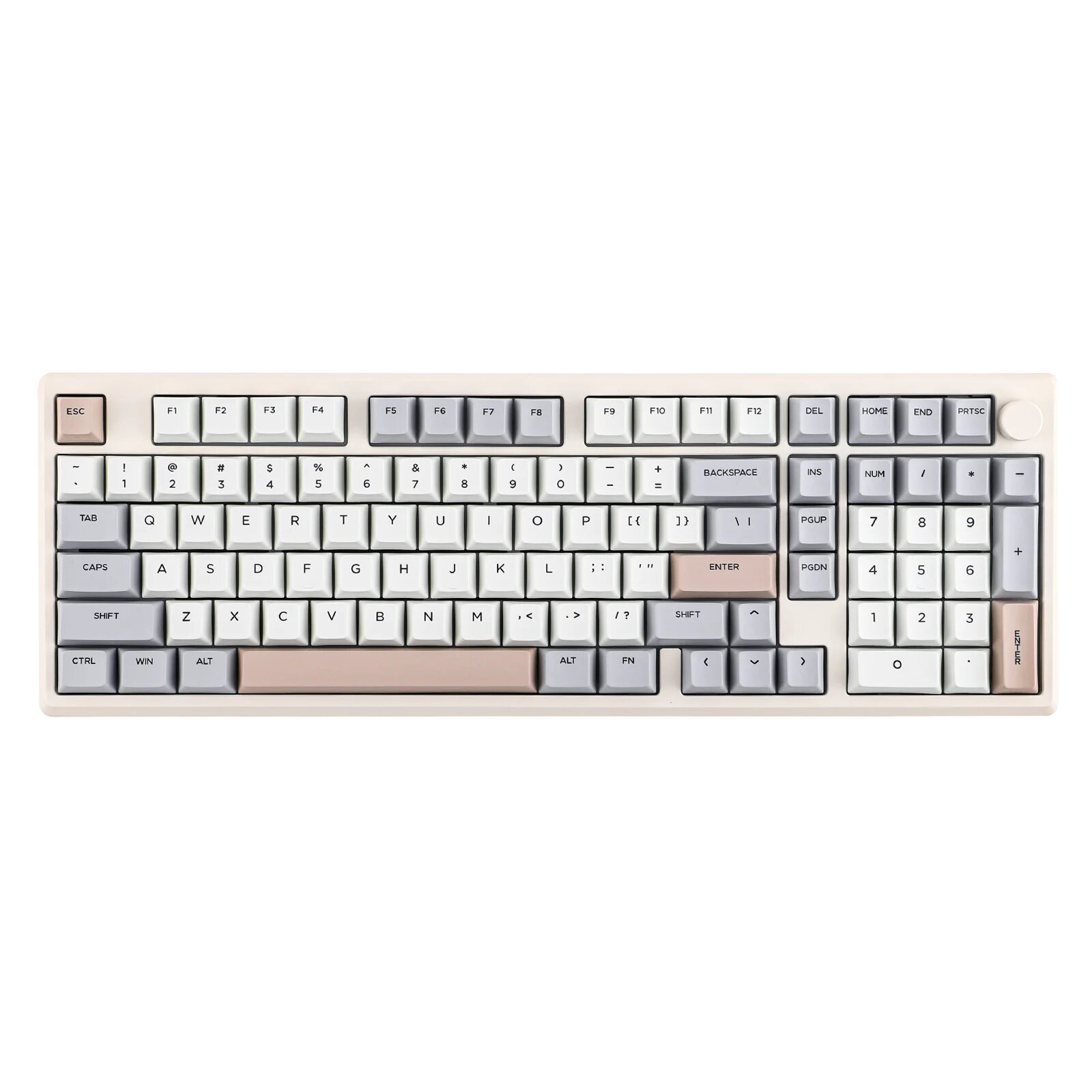 EPOMAKER Galaxy100, Grey, Marble White Switch