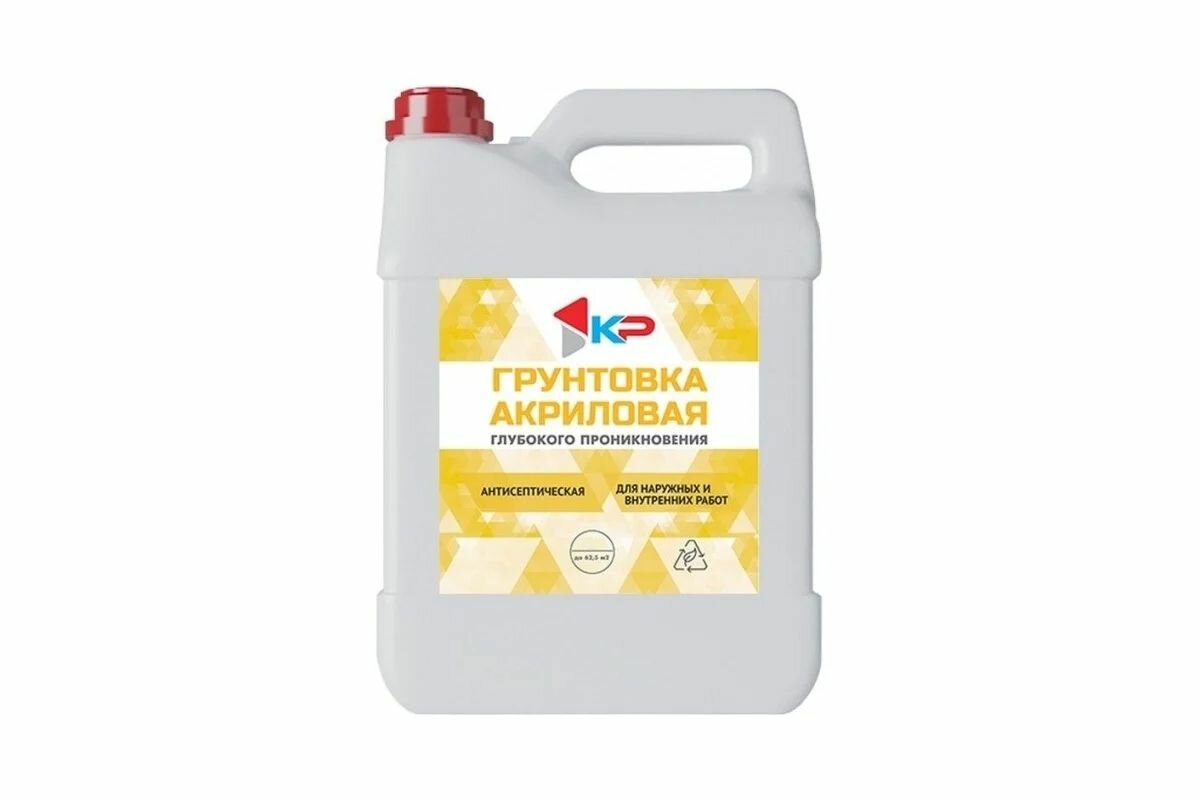 Грунтовка акриловая глубокого проникновения антисептическая КР 10 кг 4610044291133