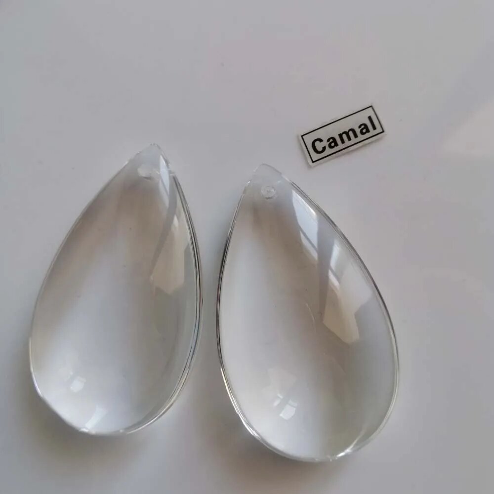 Camal, 8 шт, 50 мм, разноцветные призмы в форме капли воды для освещения люстры, Ловец Солнца, украшение, освещение, декор для домашней комнаты