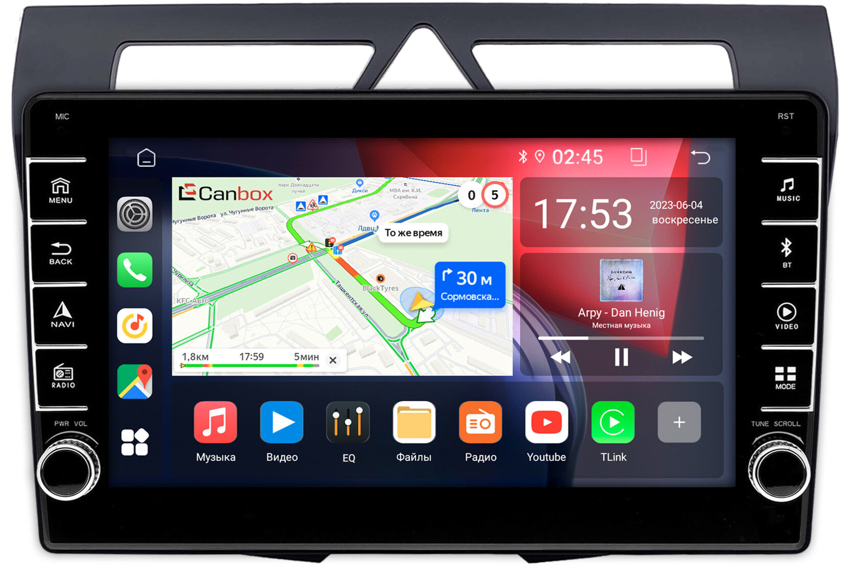 Штатная магнитола Kia Picanto 2007-2011 Canbox BGT9-2139 2/32 Android 10 (IPS, DSP, CarPlay)