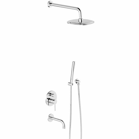 Душевой комплект Damixa Scandinavian Pure, хром, (936510000)