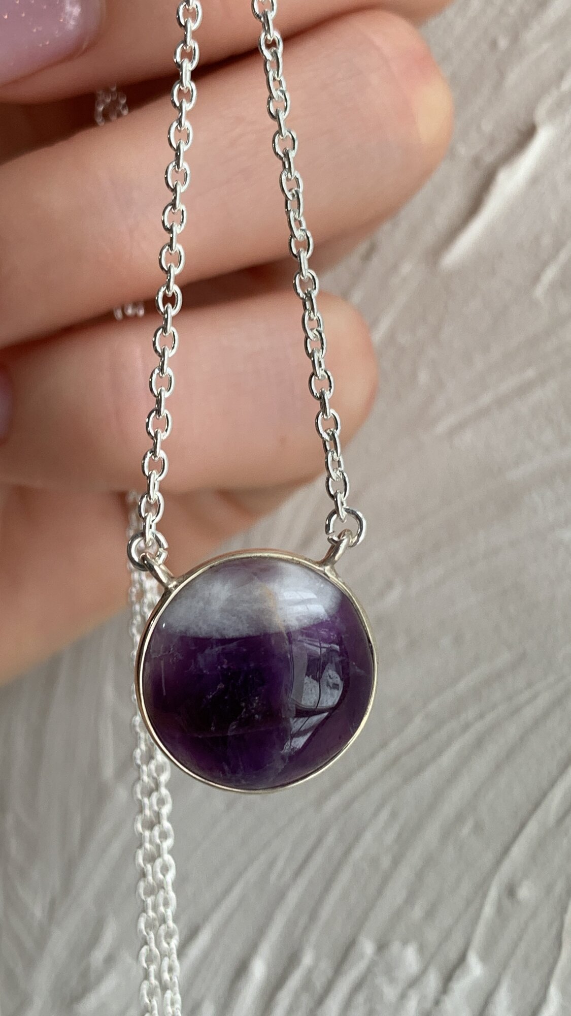 Колье, аметист