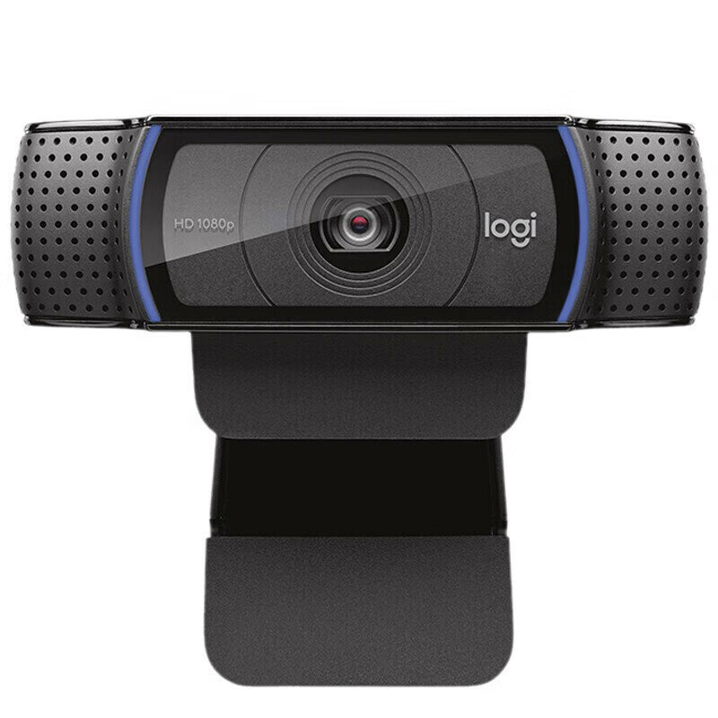 Веб-камера Logitech C920, 1920x1080, USB 2.0, встроенный микрофон, черный