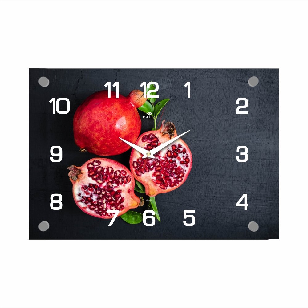 Часы настенные 2535 -306 (35х25) прям сочный гранат рубин