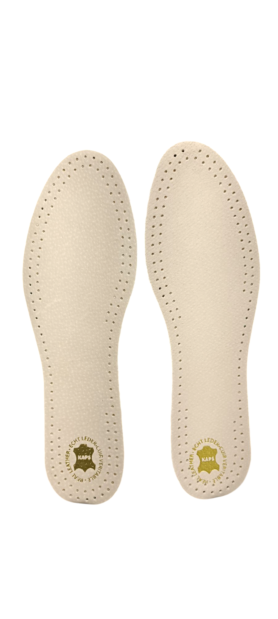 Стельки Kaps Leather Carbon, натуральная кожа, латекс, активированный уголь 37-38