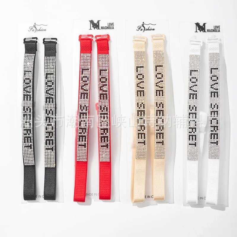 Бюстгальтер "Diamond Hot Drill", красный, на нескользящей резинке