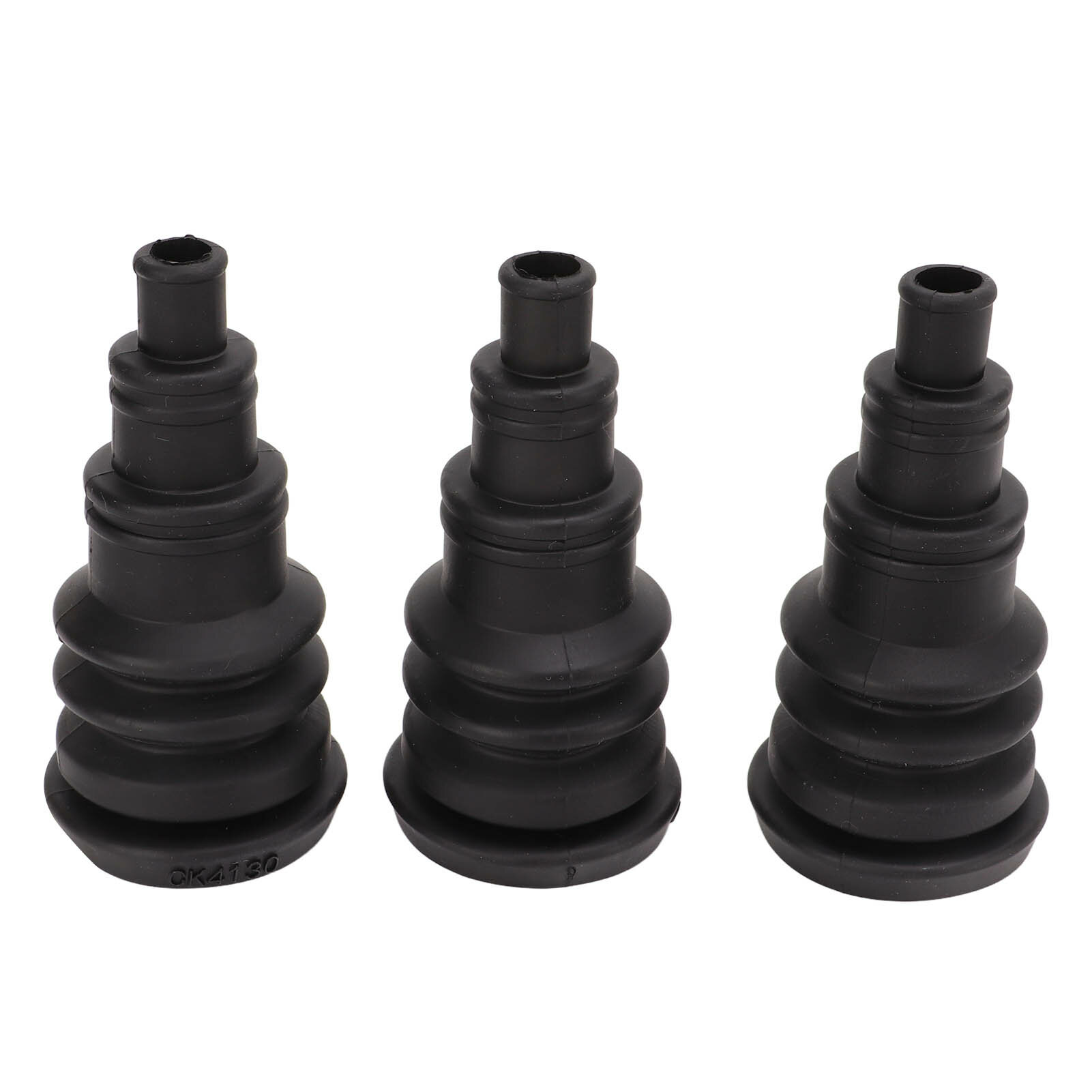 Защитный чехол для жгута проводов Firewall Boot, 3 шт, черный, резиновый, универсальный, для жгутов проводов 3/8–1 дюйма