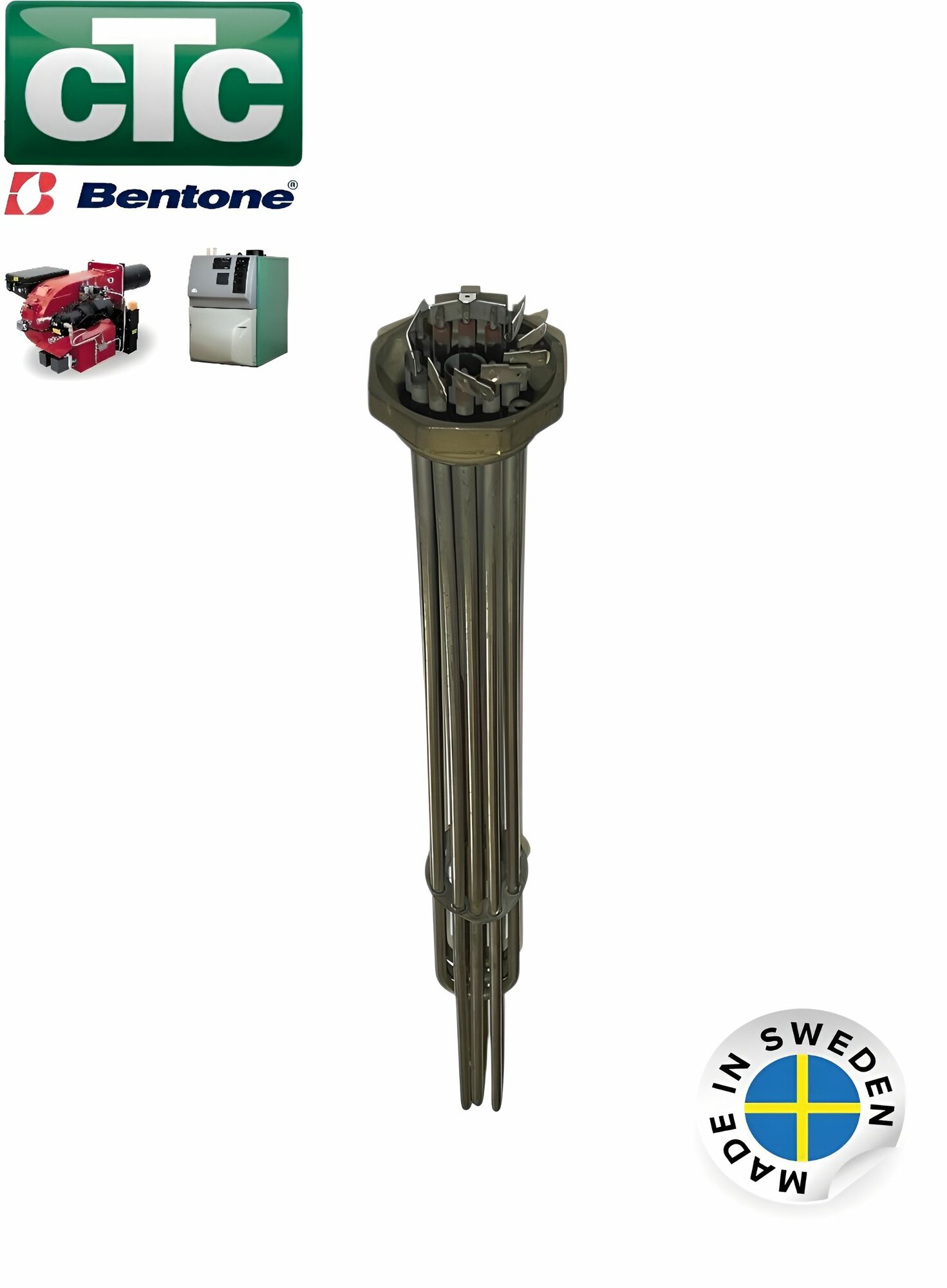 ТЭН резьбовой 9кВт для котлов серии CTC 1100 Maxi