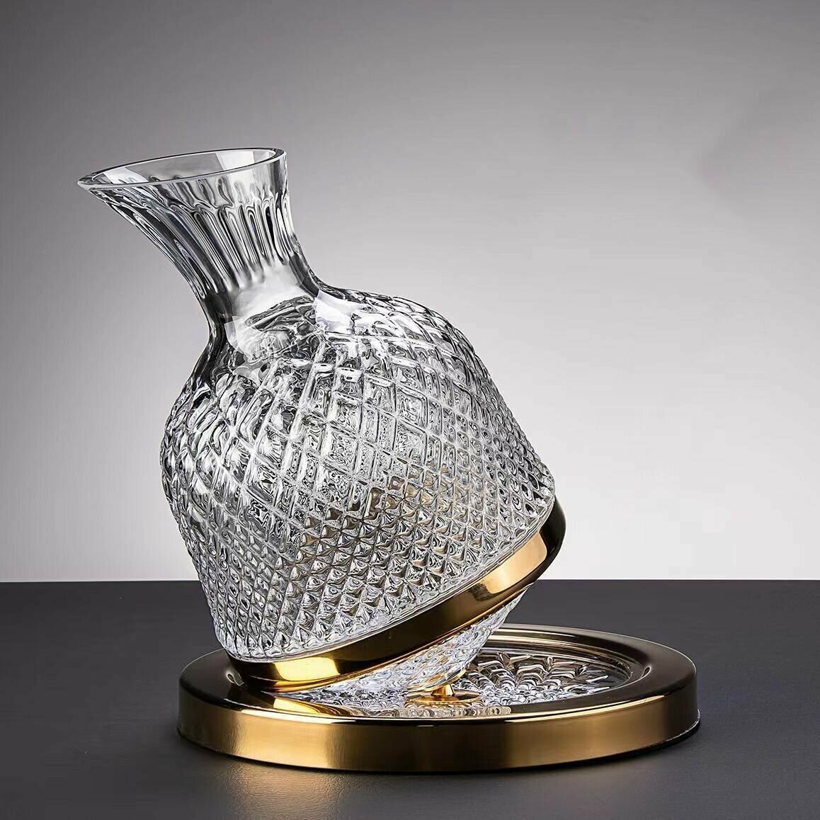 Стеклянный графин для вина tumbler Tuo", емкость для напитков, объем 1,5 литра