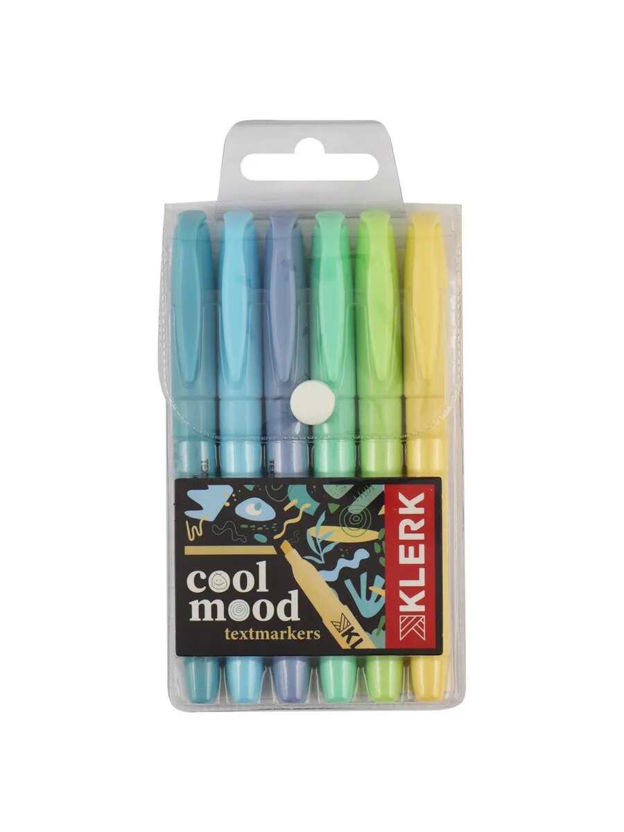 Набор перманентных маркеров 6 шт 1-5 мм