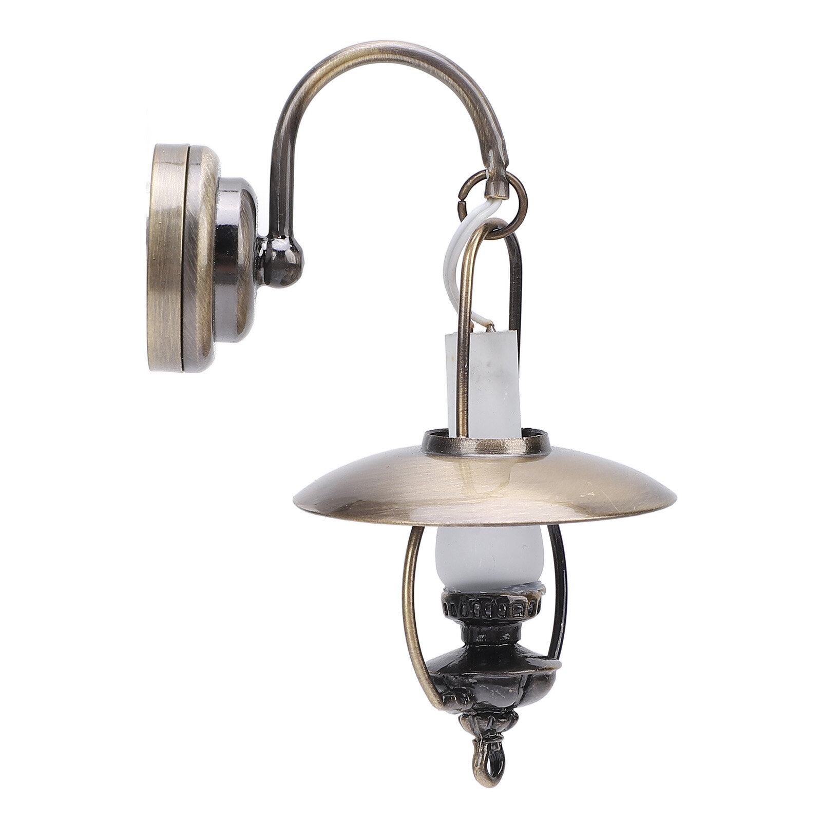 1:12 Кукольный Дом Винтаж Керосиновая Лампа Стиль Настенный Светильник Кукольный Дом Мебель Освещение Украшения Аксессуары Для Кукольного Дома