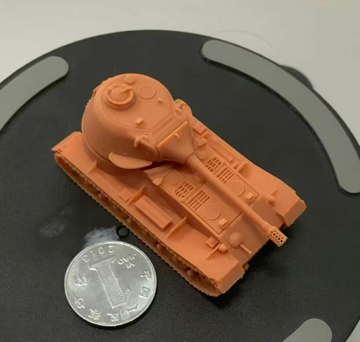 Дальнемагистральный тяжёлый 72,01 (K) танк 1 к 100 с высокой точностью 3d-принтер