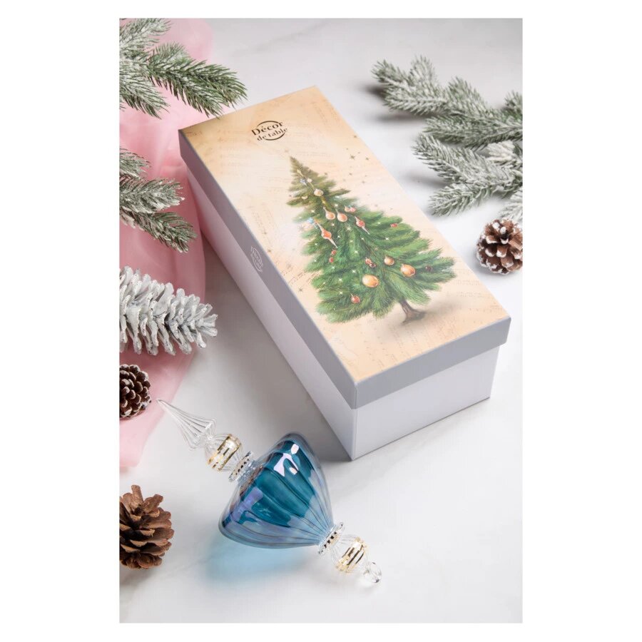 Игрушка елочная Decor de Table Скарамуччи, синий, п/к