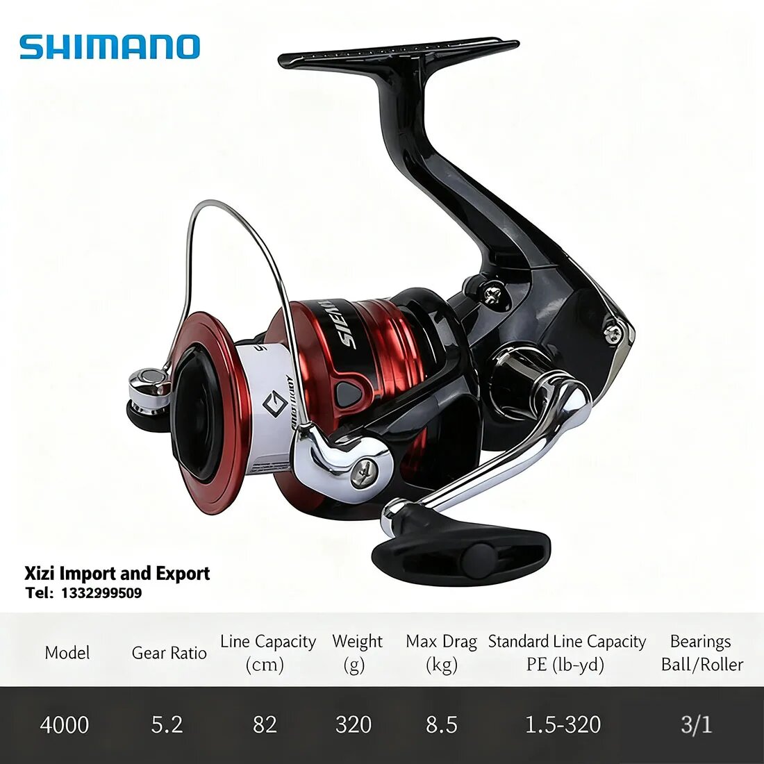 Спиннинговая катушка Shimano Sienna 500-4000