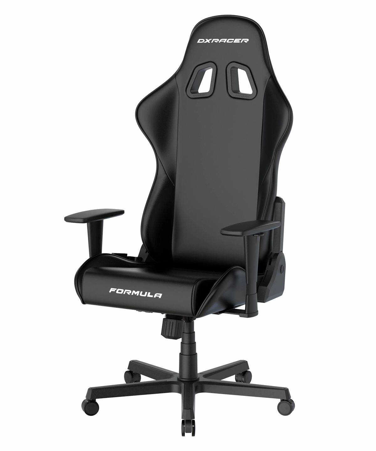 Игровое компьютерное кресло DXRACER серии FORMULA R-NEO Leatherette-Black-L. Арт. LFR23LTC/N, черный/черный, 3D подлокотники.