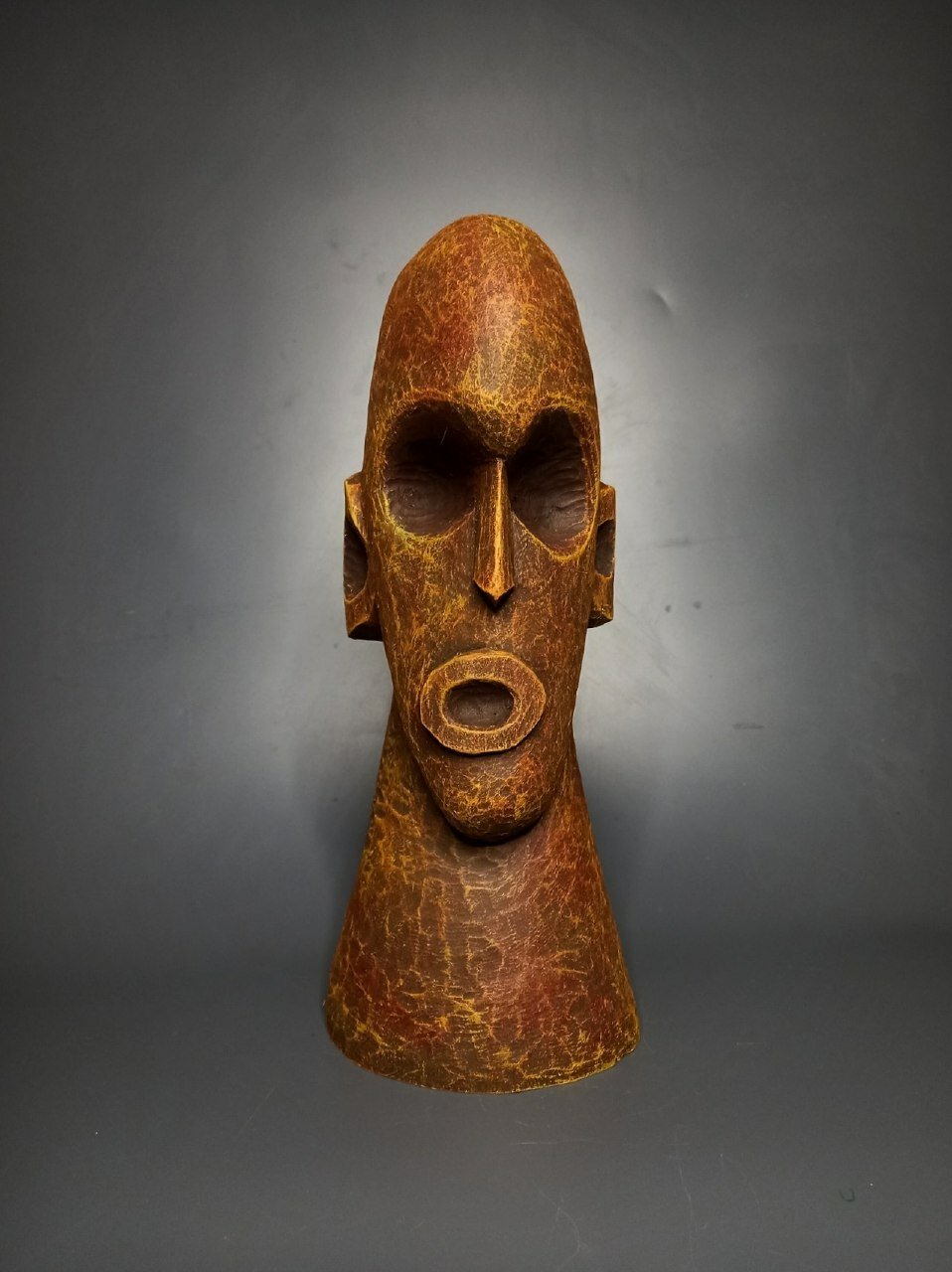 Статуэтка декоративная из дерева Африка / украшение для дома и офиса