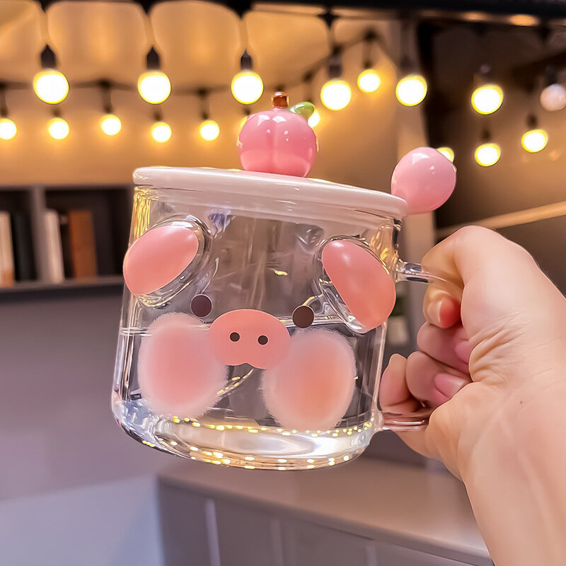 Изолированный кипятильник для воды, подарок на день рождения для девушки, высококачественная стеклянная кружка, офисная кружка с плоским дном и подогревом