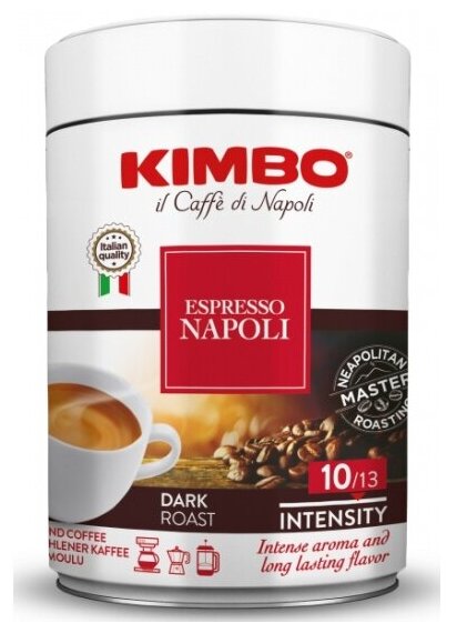 Кофе молотый Kimbo Espresso Napoli 250 г ж/б