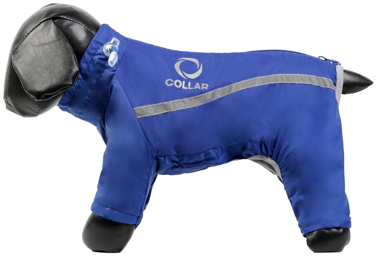 COLLAR дождевик для собак синий (M48)
