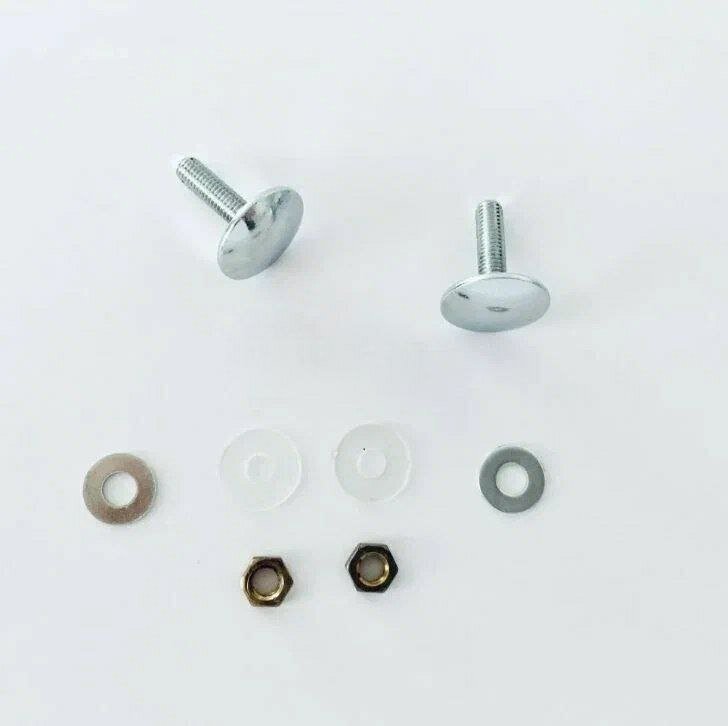 Крепление зеркала для душевой кабины, круглое, цвет хром, 2 шт.