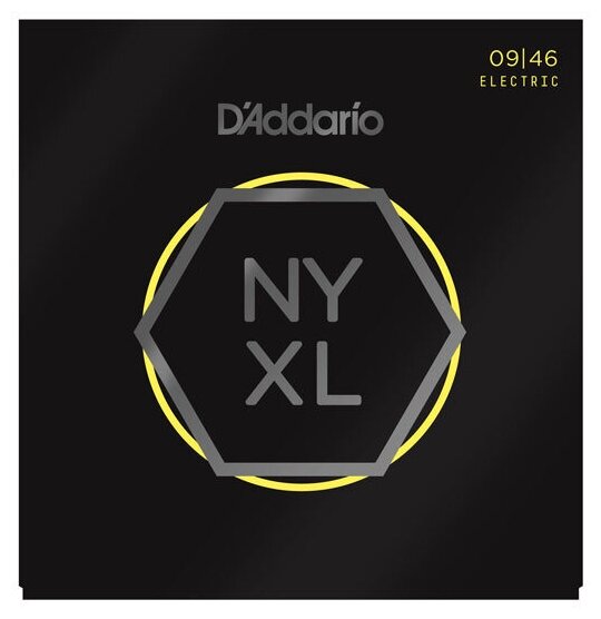 NYXL0946 NYXL Комплект струн для электрогитары, никелированные, Regular Light, 09-46, DAddario