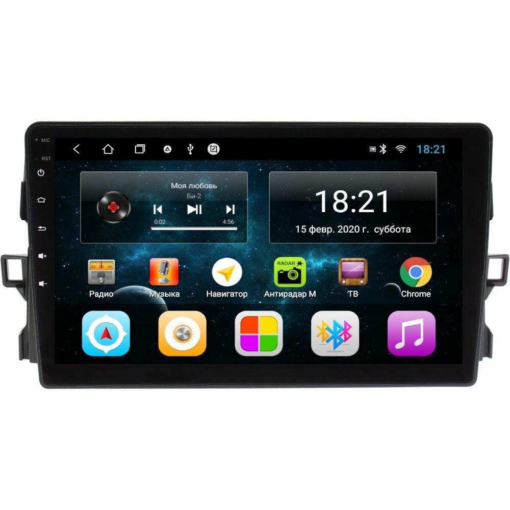 Магнитола CRS-300 Тойота Аурис экран 9 дюймов Toyota Auris 2006-2012 - Android 13 - DSP