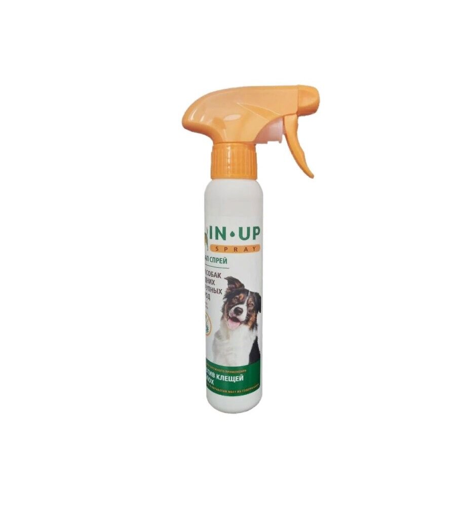 Спрей от клещей и блох ИН-АП для собак средних и крупных пород, 150 мл