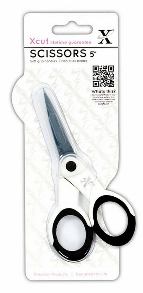 Docrafts XCU255202 Ножницы для вырезания мелких деталей, с мягкой ручкой, 5 дюймов