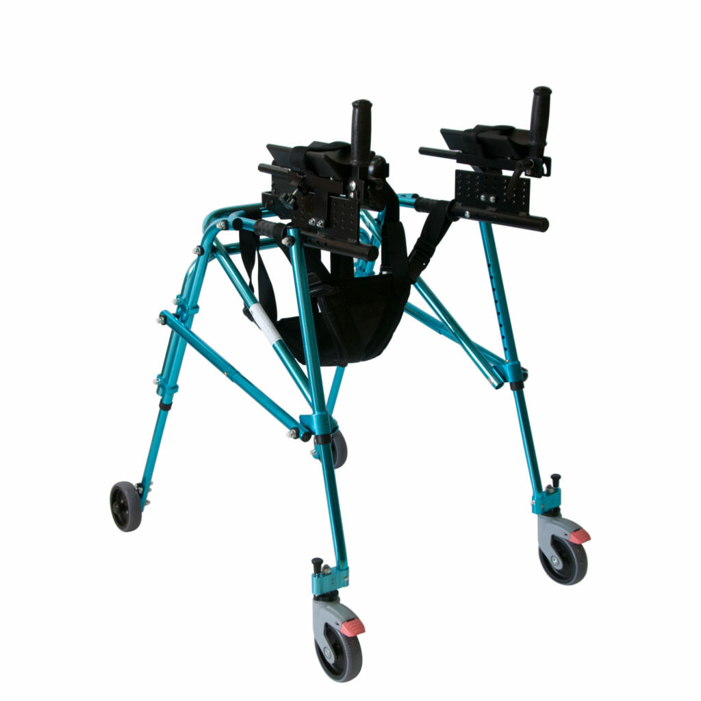 Ходунки для больных ДЦП с подлокотной опорой торговой марки "Мега-Оптим" Мега-921 (на рост 130-150 см)