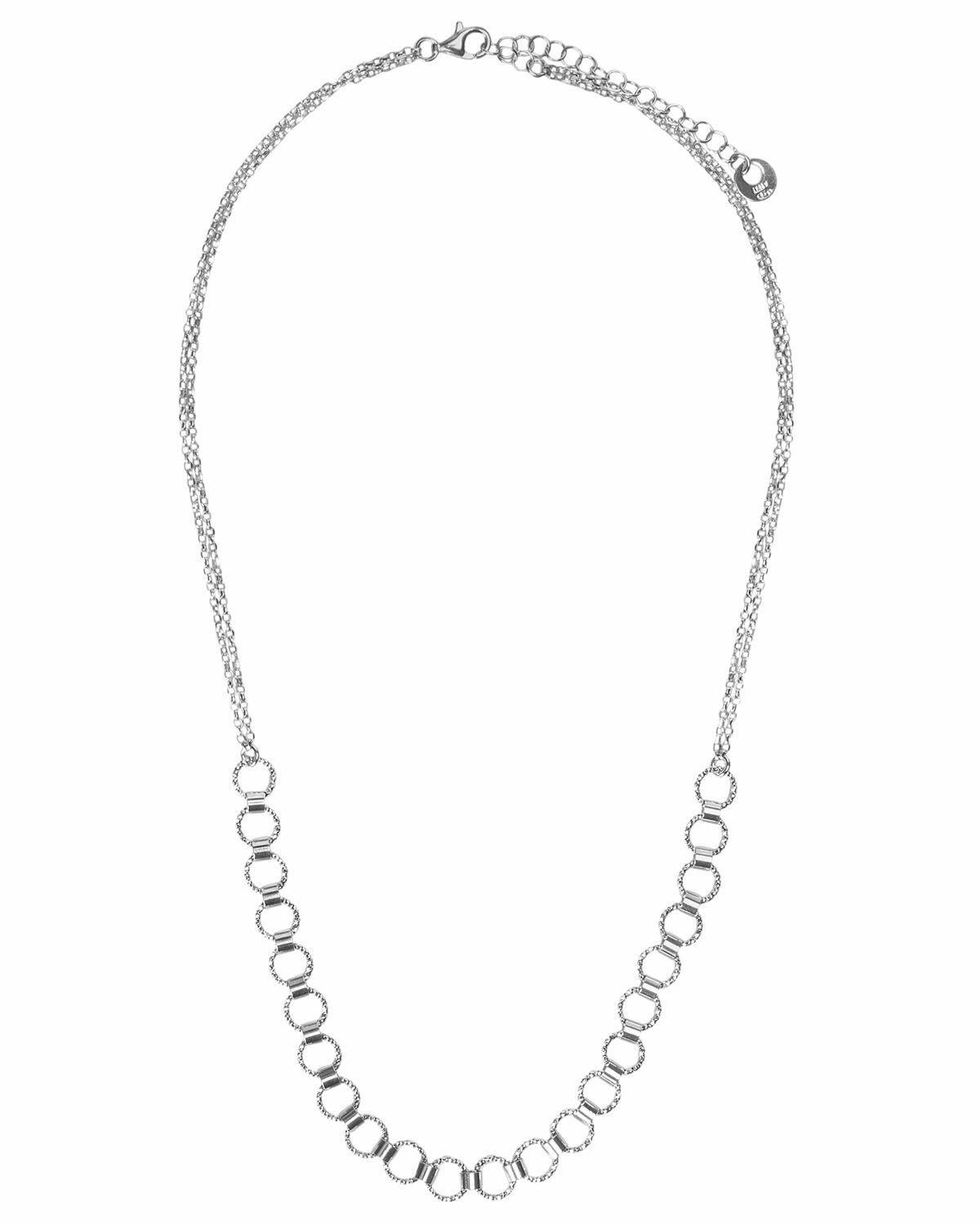 Колье STILE ME, серебро, 925 проба, родирование
