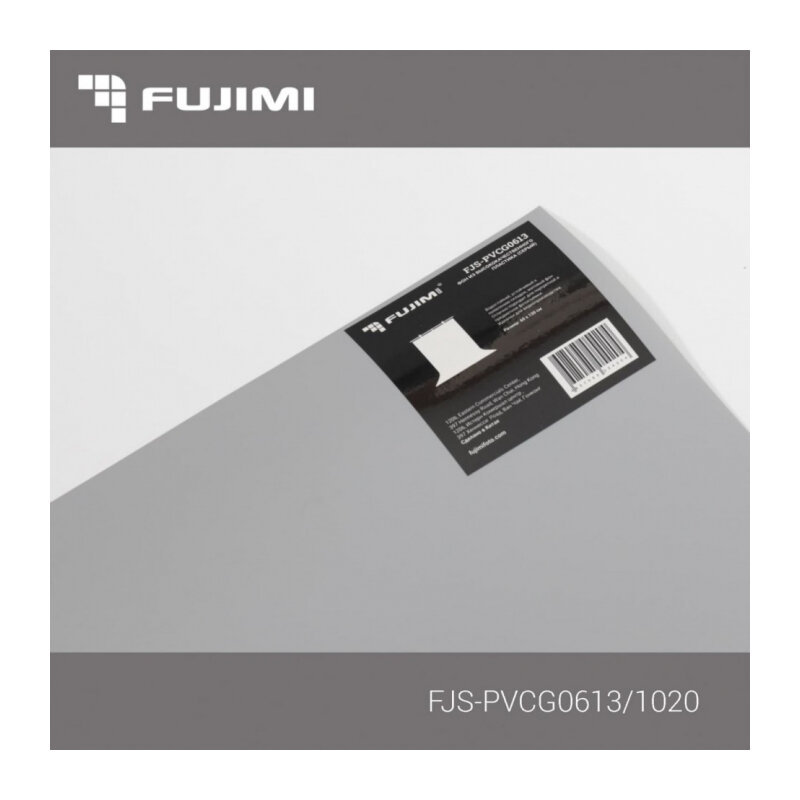 Fujimi FJS-PVCG1020 прямоугольный фон, пластик 0,8мм, 100х200см серый