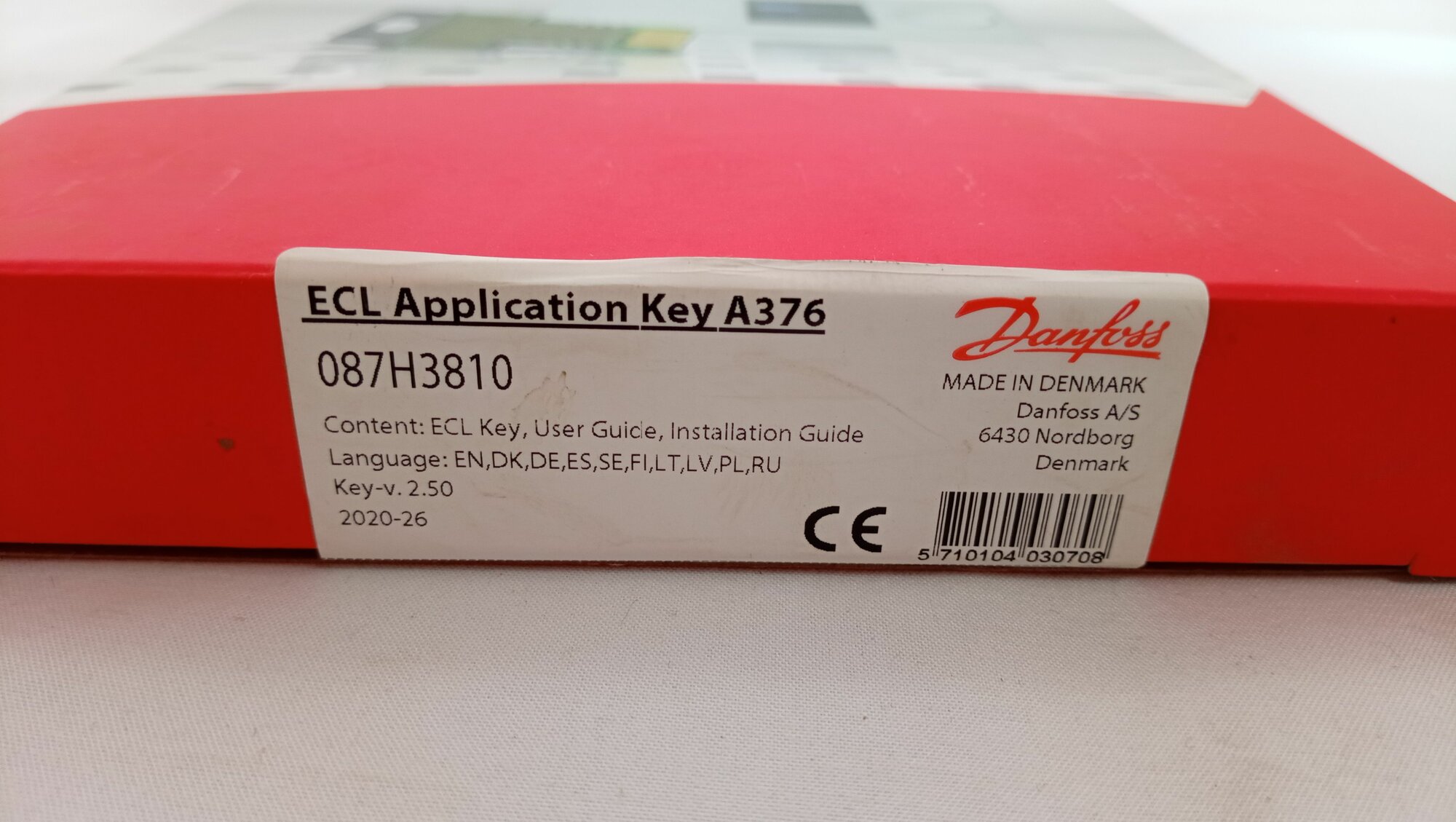 Danfoss 087H3810 - Ключ программирования контроллеров ECL 210/310, А 376