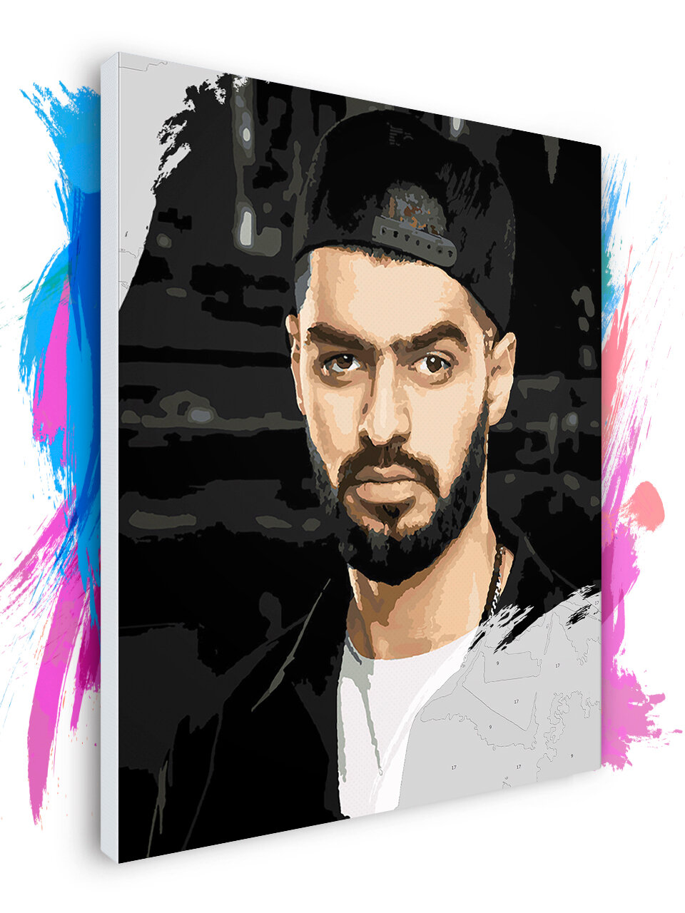 Картина по номерам на холсте Мияги, 30 х 40 см