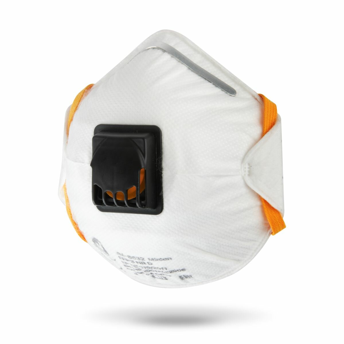 Противоаэрозольная полумаска с клапаном JM-8632 Micron, FFP3, чашеобразная, с регулировкой резинок, - в упаковке 10 шт.