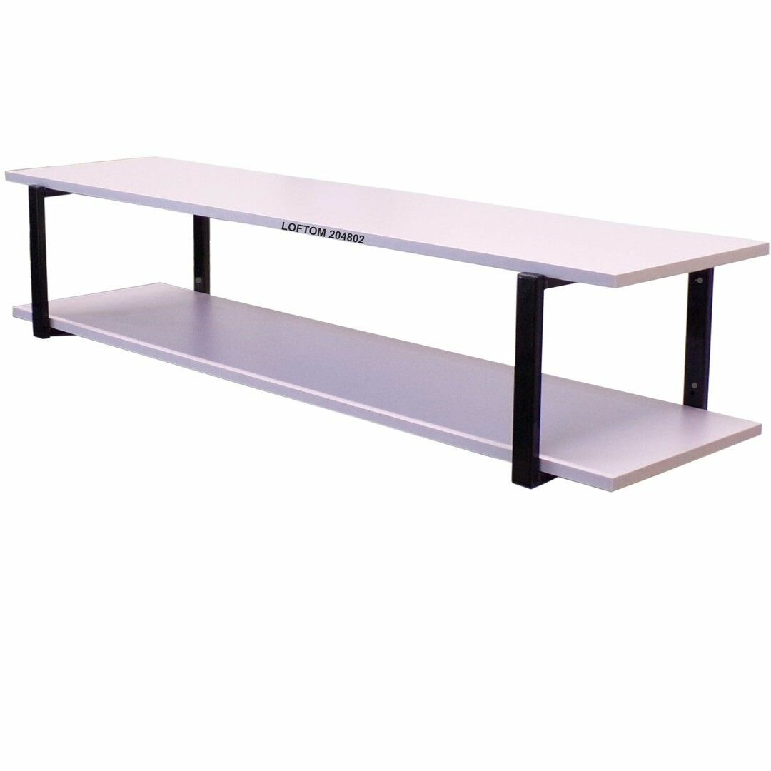 Полка настенная для фотографий, игрушек, сувениров и цветов LAMAGIA-204802 размер 120х30 см цвет сиреневый