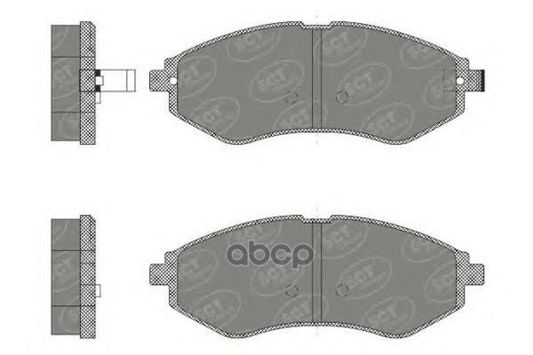 Колод. торм. задн. CHEVROLET AVEO T300 11-/COBALT 14- SCT арт. sp665