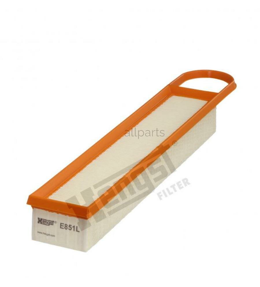 HENGST FILTER E851L Фильтр возд. CITROEN C4/PEUGEOT 308 1.6L 16V 2008=>