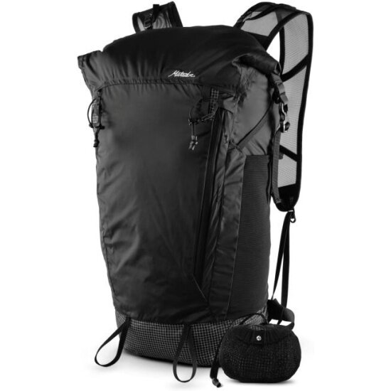 Рюкзак складной Matador FREERAIN 22L Черный (MATFR223001BK)
